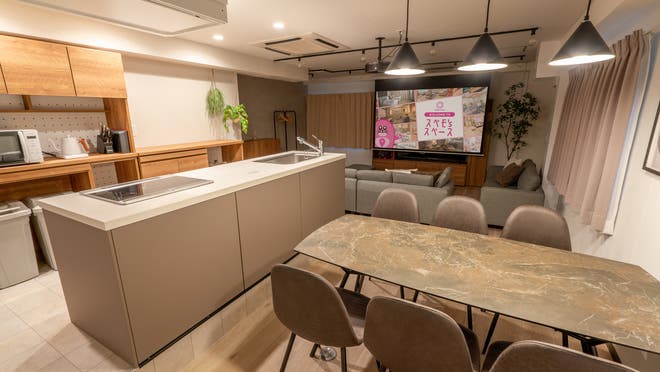 スペモリビング🏠忘年会🍺歓送迎会🎊プロジェクター🎥女子会🎀パーティ🌟537_SpemoLiving福岡天神の写真5