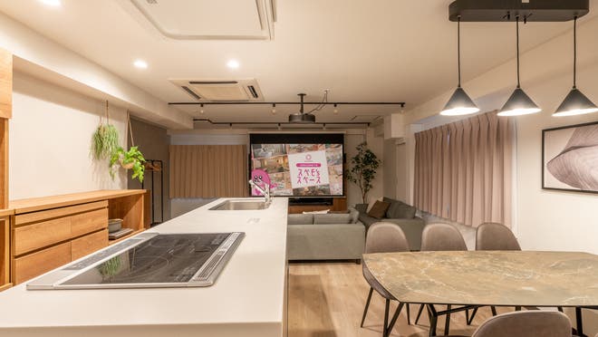 スペモリビング🏠忘年会🍺歓送迎会🎊プロジェクター🎥女子会🎀パーティ🌟537_SpemoLiving福岡天神の写真6