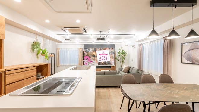 スペモリビング🏠忘年会🍺歓送迎会🎊プロジェクター🎥女子会🎀パーティ🌟537_SpemoLiving福岡天神の写真8