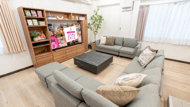 スペモリビング🏠忘年会🍺歓送迎会🎊プロジェクター🎥女子会🎀パーティ🌟537_SpemoLiving福岡天神の写真4