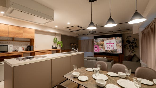 スペモリビング🏠忘年会🍺歓送迎会🎊プロジェクター🎥女子会🎀パーティ🌟537_SpemoLiving福岡天神の写真19