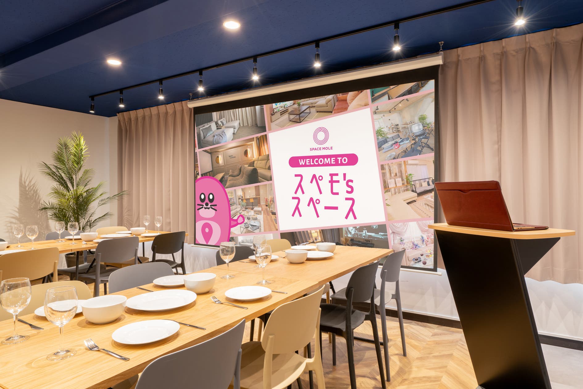 スペモ💡クリスマス🎄歓送迎会🎊大画面🎥駅近🚃ゴミ無料OK🙆‍♀️イベント✨️491_SpemoLounge福岡天神の写真6