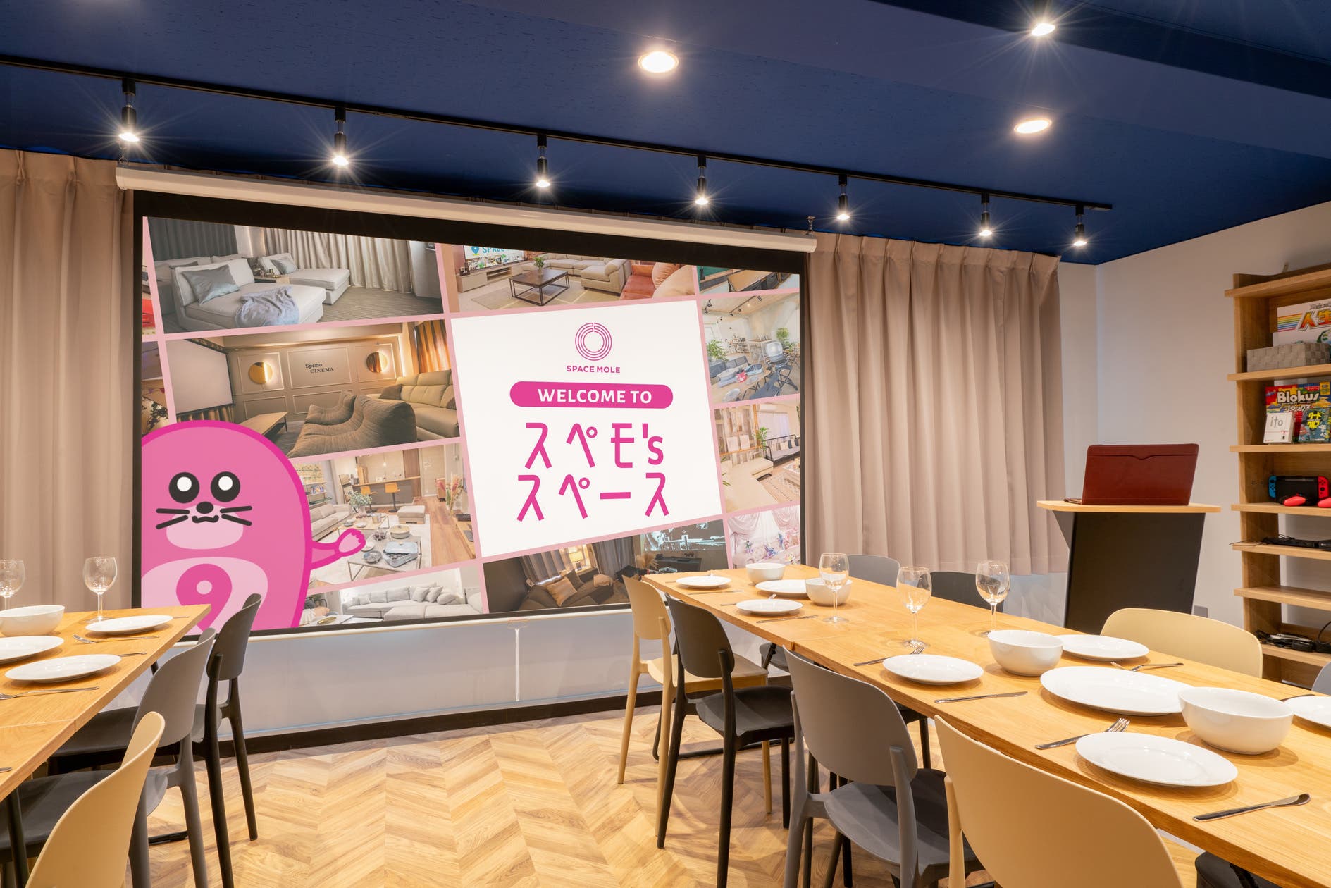 スペモ💡クリスマス🎄歓送迎会🎊大画面🎥駅近🚃ゴミ無料OK🙆‍♀️イベント✨️491_SpemoLounge福岡天神の写真8