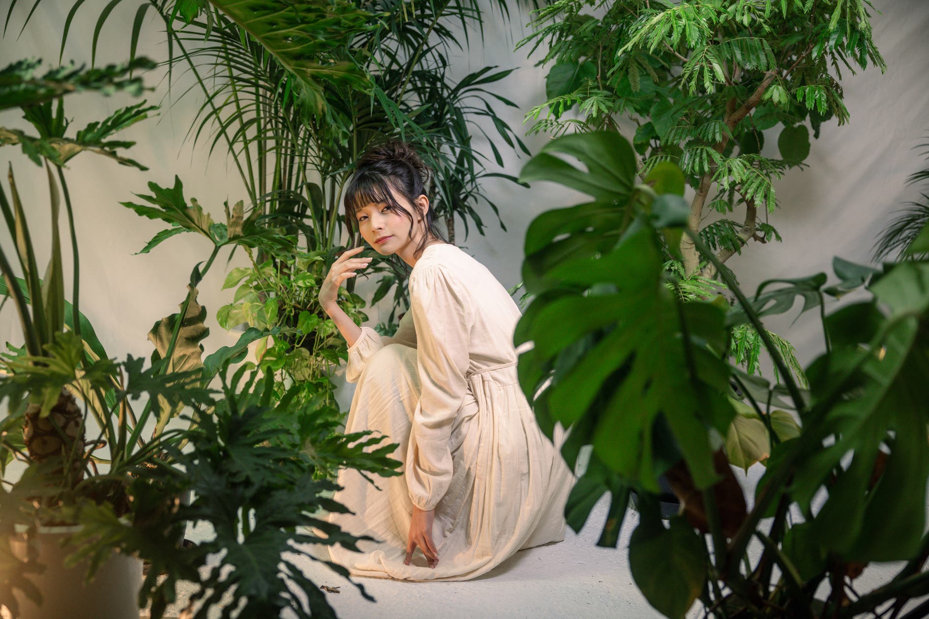 大阪の植物あふれる撮影スタジオ！レイアウト自由なグリーンを活かした多様な撮影！の写真1