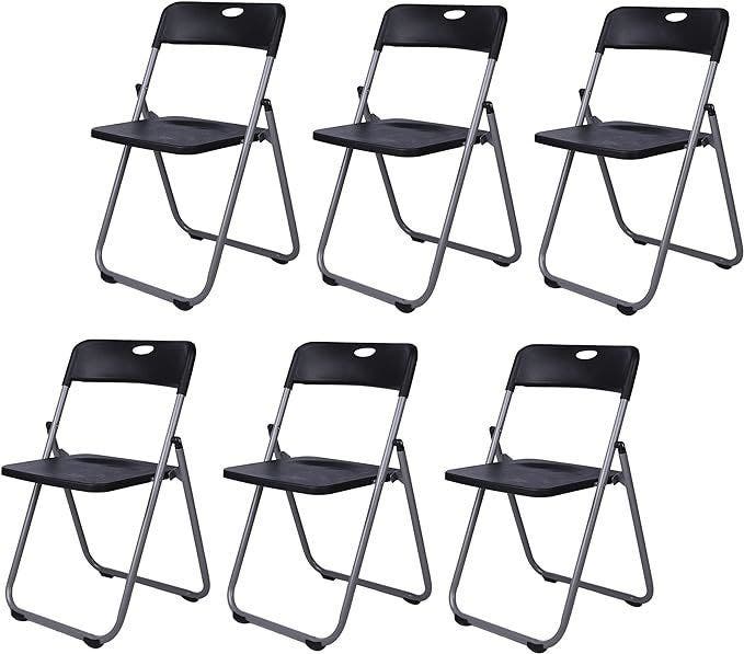 パイプ椅子（黒）10個の画像2