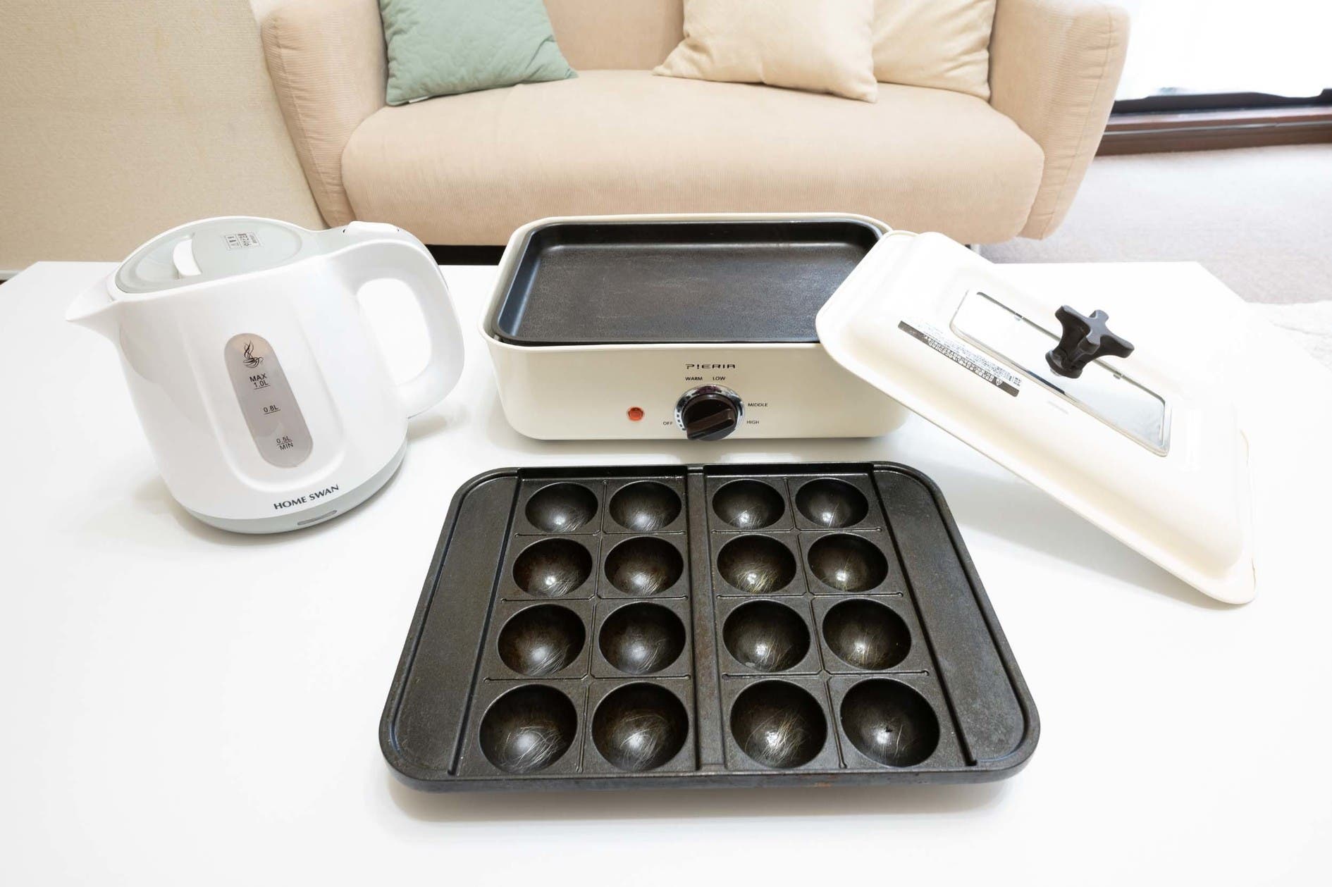 ホットプレート（たこ焼きプレート付）の画像1