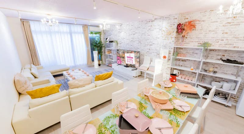 スペモ✨歓送迎会🎊学割👨‍🎓ホワイト×ピンク🦩パーティー🎶女子会🦄推し活💫ママ会👶289_Elegance名古屋