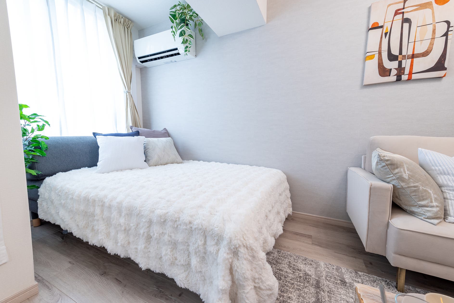 五反田2分🛋️24時間🎥撮影配信🎄パーティー📺55型TV🎬アマプラ映画✨シンプルモダン内装🏠ゴミ捨て無料の写真10