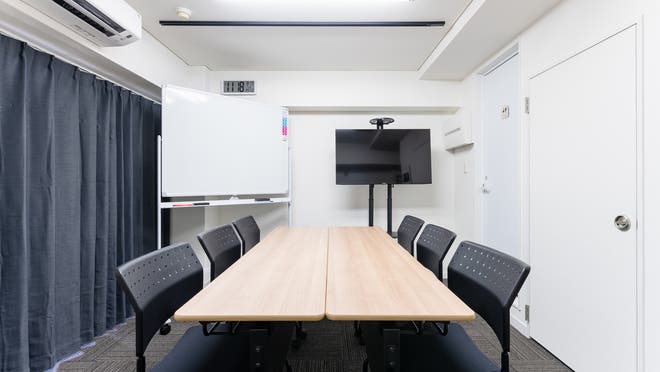 ✨2号店OPEN✨【渋谷駅2分】光回線高速WiFi、大型モニター、ホワイトボード完備☆1日1回スタッフ完全清掃の会議室の写真3