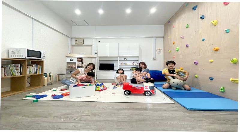 王子駅5分！ママ会 パパ会 ホームパーティー 屋内遊び場 児童館替わりに 赤ちゃんも大歓迎！ボルダリング レッスン会場