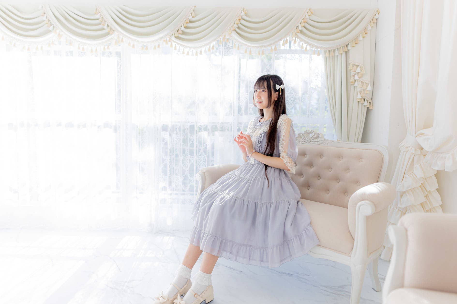 【新ページ移転案内中】7st🤍白が基調｜自然光◎｜かわいい撮影スタジオ＆レンタルスペース｜推し活・女子会・商用利用にもの写真4