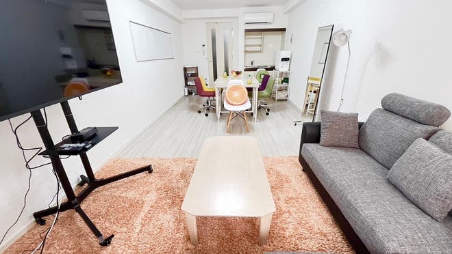 毎日清掃🧹<フルーツスペース🍋奈良>【室内動画あり】⭐️インボイス対応⭐️直前割⭐️65㌅TV⭐️広々33㎡⭐️飲食OKの写真4