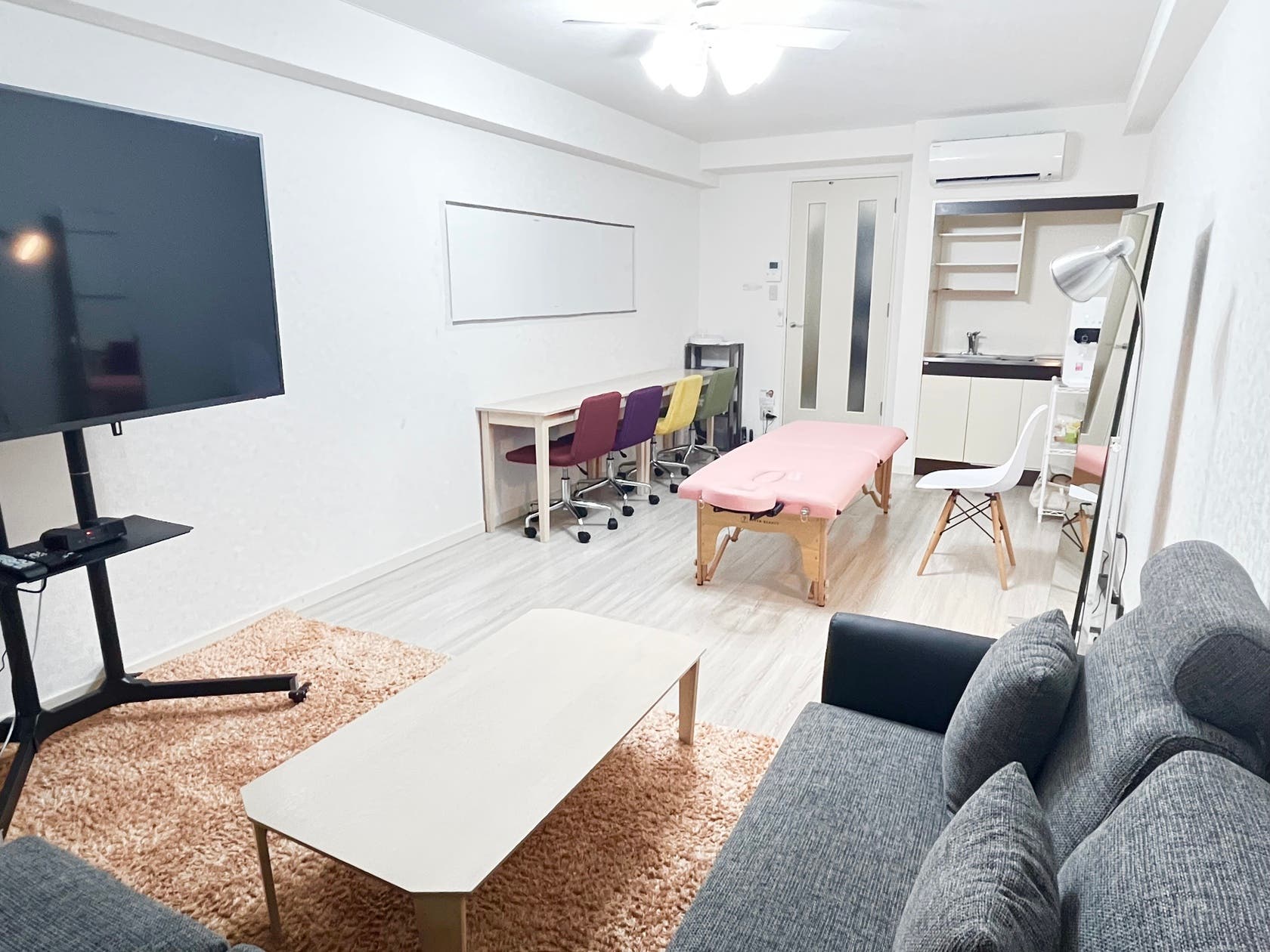 毎日清掃🧹＜フルーツスペース🍋奈良＞【室内動画あり】⭐️インボイス対応⭐️直前割⭐️65㌅TV⭐️広々33㎡⭐️飲食OKの写真8