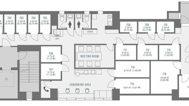 【¥2200/1h!松戸駅徒歩1分】個室ドロップイン(No.704)の写真9