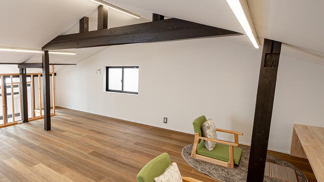 まるで秘密基地#B テレワーク等に便利で座椅子で寛げる落ち着いた空間の写真2