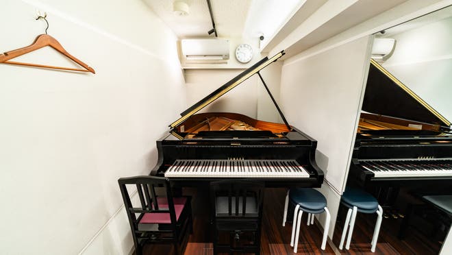 【Gst】東中野駅近、防音、ほぼ月1調律の3型グランドピアノ、清潔で快適、24時間OK、ネット完備。楽器・歌の練習、レッスンの写真2