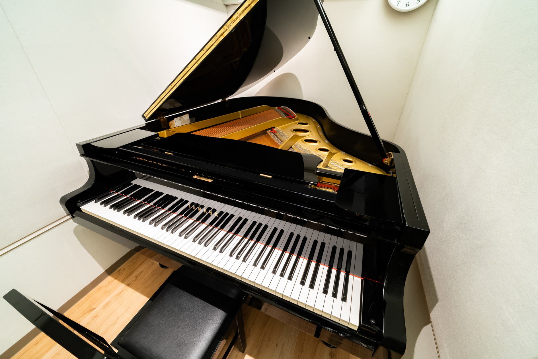 【Hst】東中野駅近、防音、ほぼ月1調律の3型グランドピアノ、清潔で快適、24時間OK、ネット完備。音楽・歌の練習、レッスンの写真1
