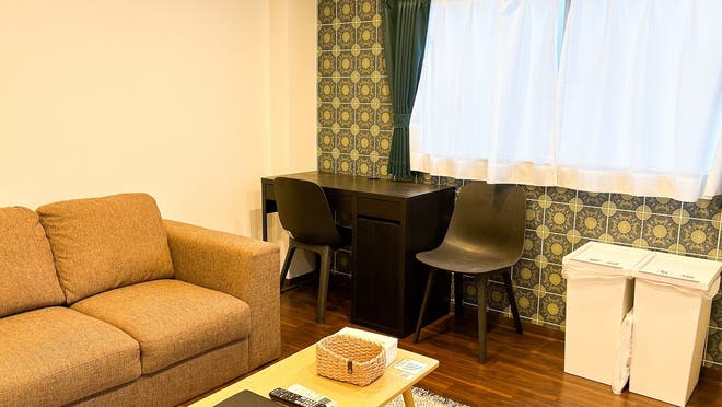 NEW!【ワンフロア貸切🏠】北欧風1LDK🌲 簡易キッチン有で多用途で利用できる広々スペース💛 の写真2