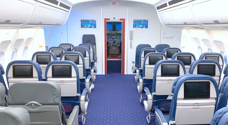 【Skyart JAPAN 品川本店】本物の飛行機部品を搭載した本格的な空間をお届け