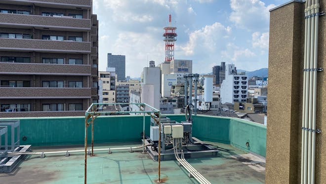 JR福山駅東口より徒歩8分!開放的な屋上を写真撮影やヨガスタジオとしてご利用いただけます!の写真7