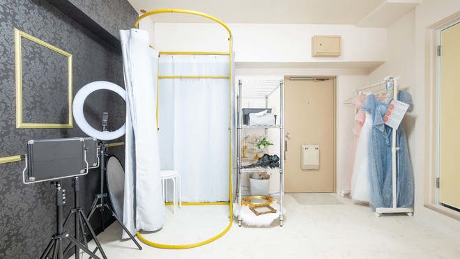 新規OPEN!🖤Black&White🤍SNS話題❣️名駅4分🌟姫系撮影スタジオ|生誕祭|ポートレート|コスプレ|推し活|商用の写真15