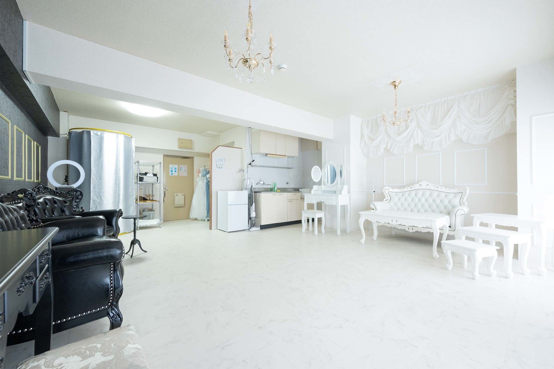 新規OPEN!🖤Black&White‎🤍SNS話題❣️名駅4分🌟姫系撮影スタジオ｜生誕祭｜ポートレート｜コスプレ｜推し活｜商用の写真16