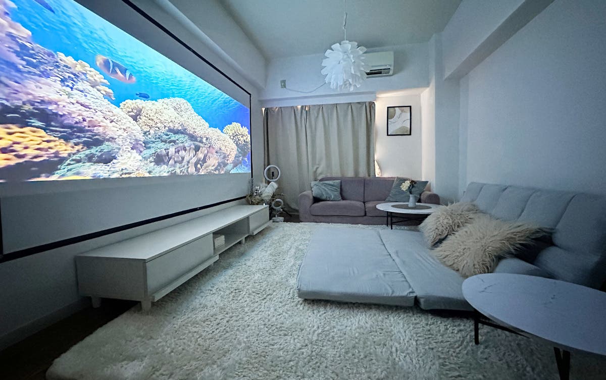 駅徒歩1分✨防犯カメラなし🎥24H✨120インチスクリーン✨デート💕推し活💕地上波✨動画鑑賞🎬ゲーム🎮ゴミ捨て場あり✨の写真22