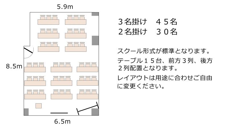 名古屋駅２分の会議室×最大50名×wifi＋有線LANなど備品無料の会議室ルームA【スぺマサイト】の写真7