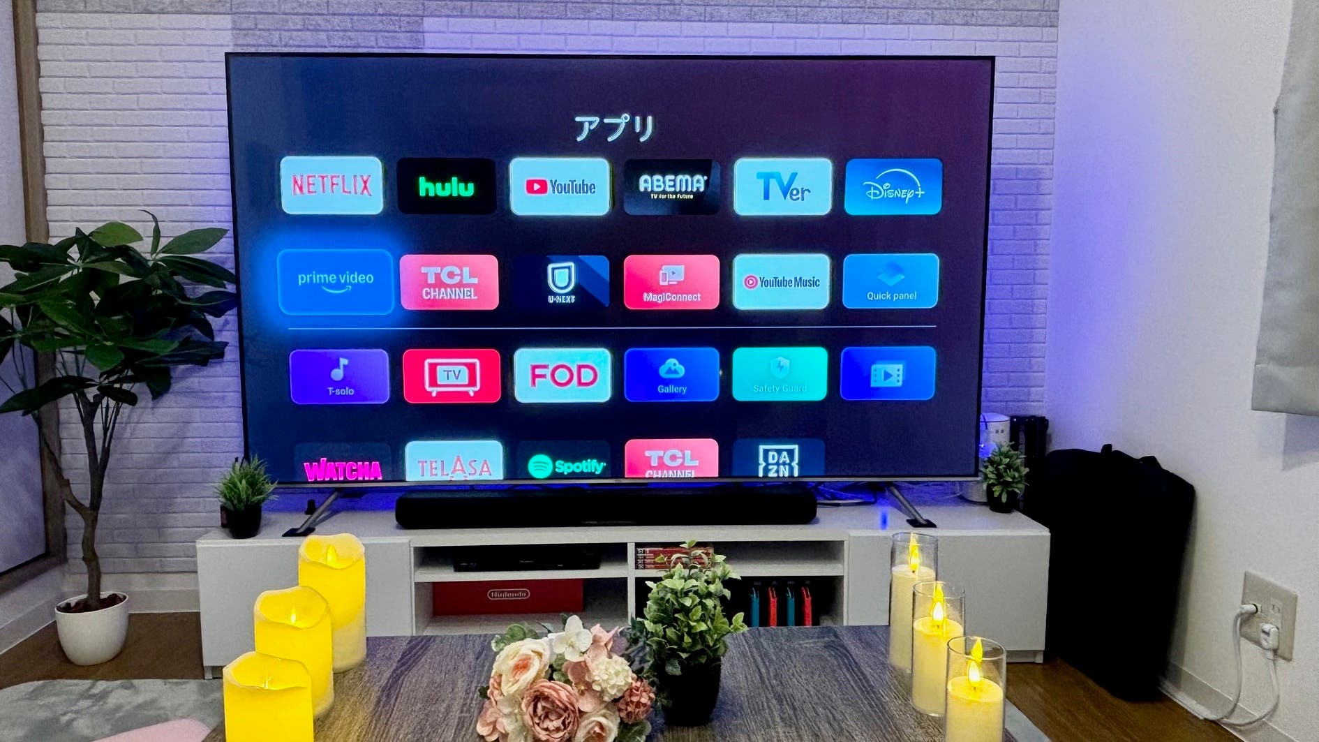 デートはココ❣️京都市役所横🚶‍♂️75㌅📺ドルビー音質でプライベート映画館🎞️マットレスソファでゴロゴロ〰︎の写真15