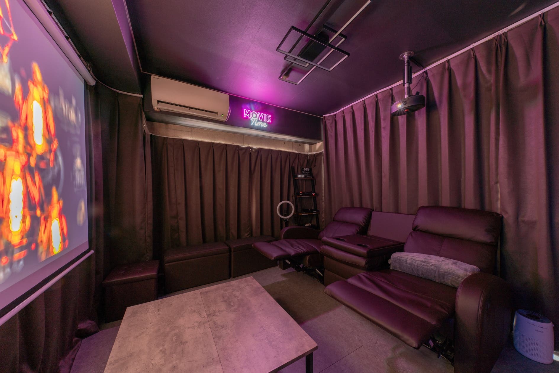 【シアタールーム天王寺】◇個室映画館◇駅近2分🚃高機能プロジェクター🎬プライベートシアター🍿ライブ映像・推し活・デートの写真20