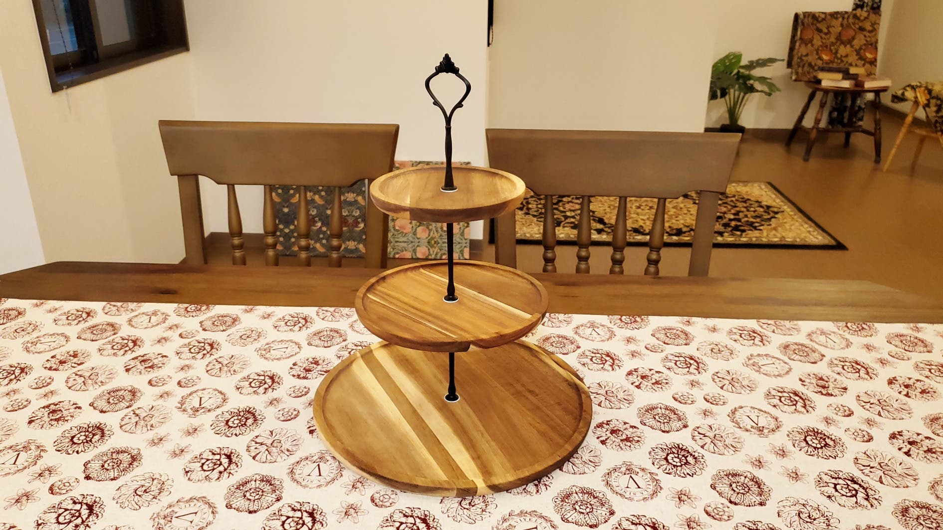 木製 デザートスタンド(フェイクケーキ付き)の画像1