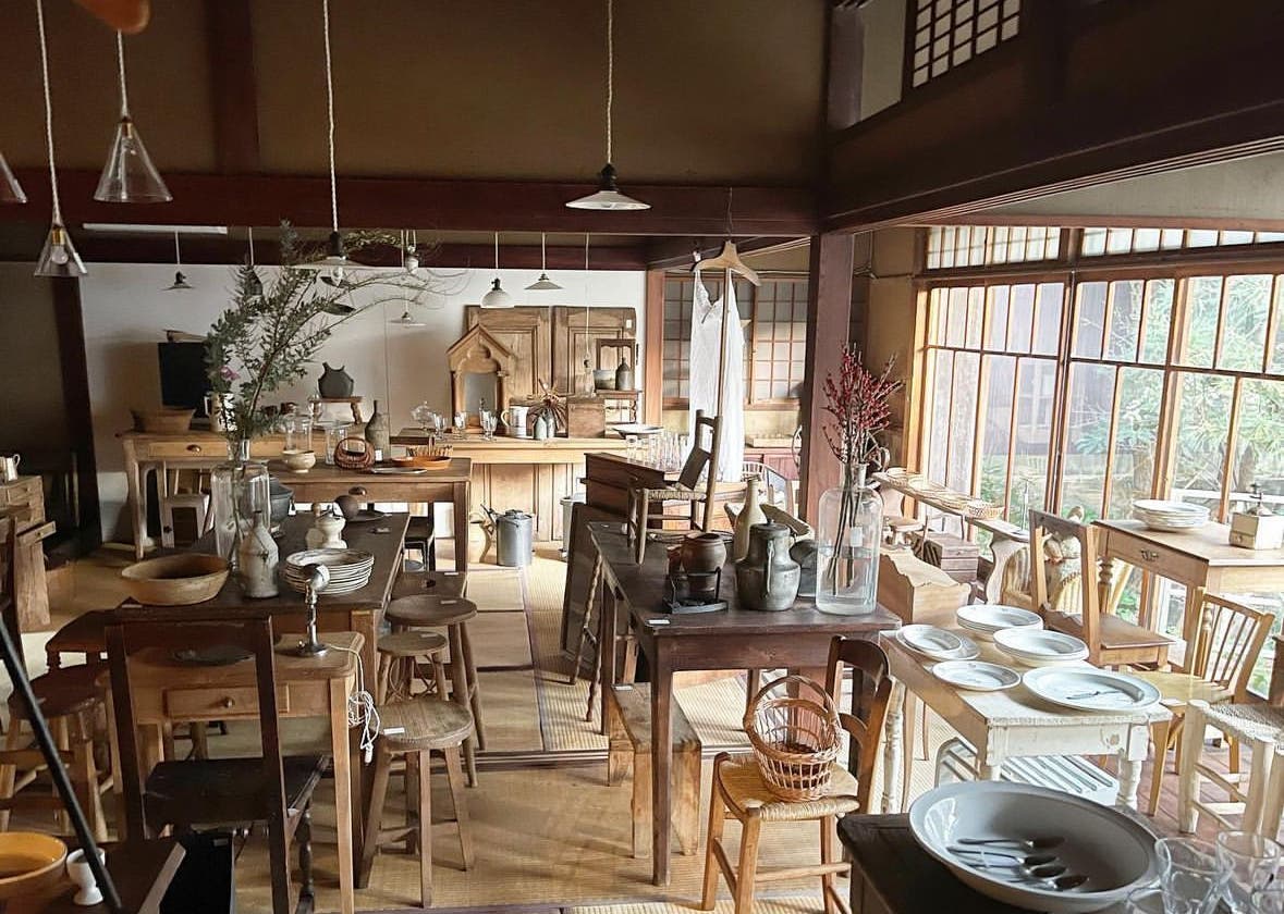 鎌倉の　明治時代の古民家　アンティークアンティークショップでの撮影の写真21