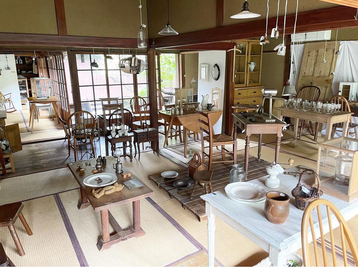 鎌倉の　明治時代の古民家　アンティークアンティークショップでの撮影の写真24