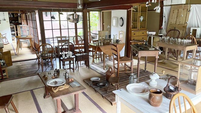 鎌倉の 明治時代の古民家 アンティークアンティークショップでの撮影の写真24