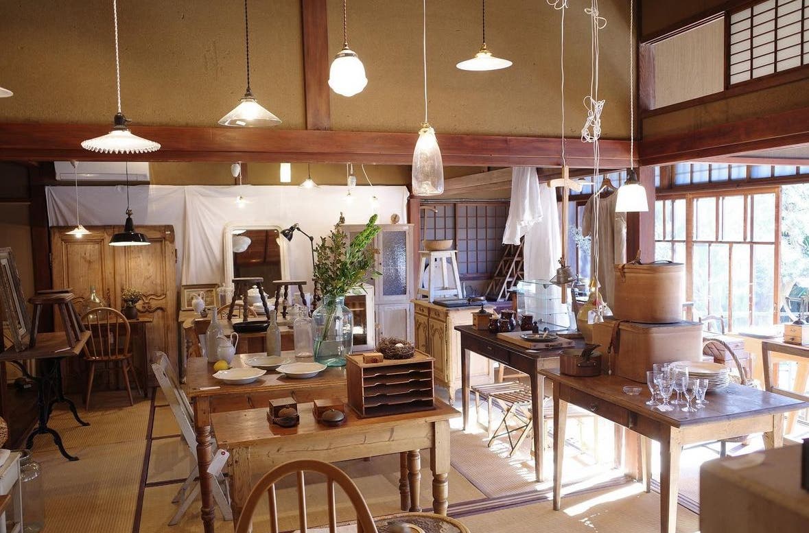 鎌倉の　明治時代の古民家　アンティークアンティークショップでの撮影の写真26