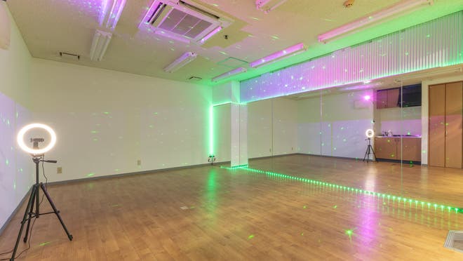 【New】オープン記念割引中🎊市が尾駅1分ダンススタジオ|幅5.1mの大型鏡|無料で使える備品多数|単発も定期利用も大歓迎!の写真8