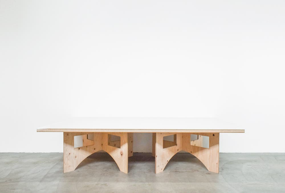 ローテーブル1(天板/大・ホワイト)の画像1