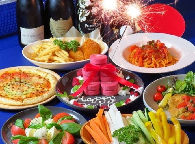 料理6品付き飲み放題2時間コース5500円/1人の画像1