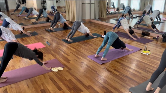 長時間踊っても疲れない高級桜材の床!ヨガ・ピラティス・武道・ダンス・撮影会・お茶会・手話・イベントの写真17
