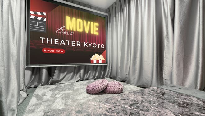 【シアタールーム京都】駅近10秒🐾完全個室プライベート空間映画館🎬24時間利用可能の写真3