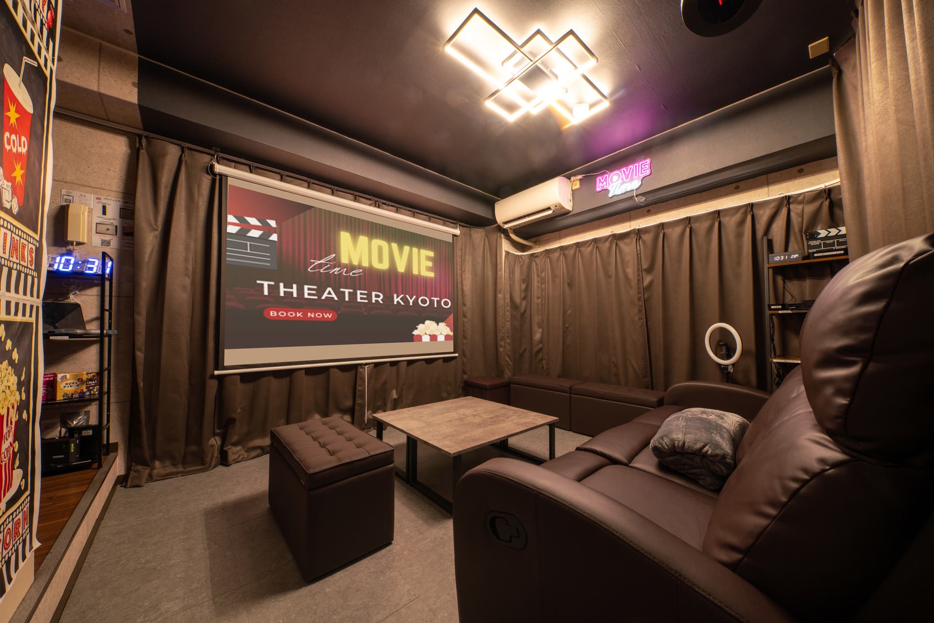 【シアタールーム天王寺】◇個室映画館◇駅近2分🚃高機能プロジェクター🎬プライベートシアター🍿ライブ映像・推し活・デートの写真23