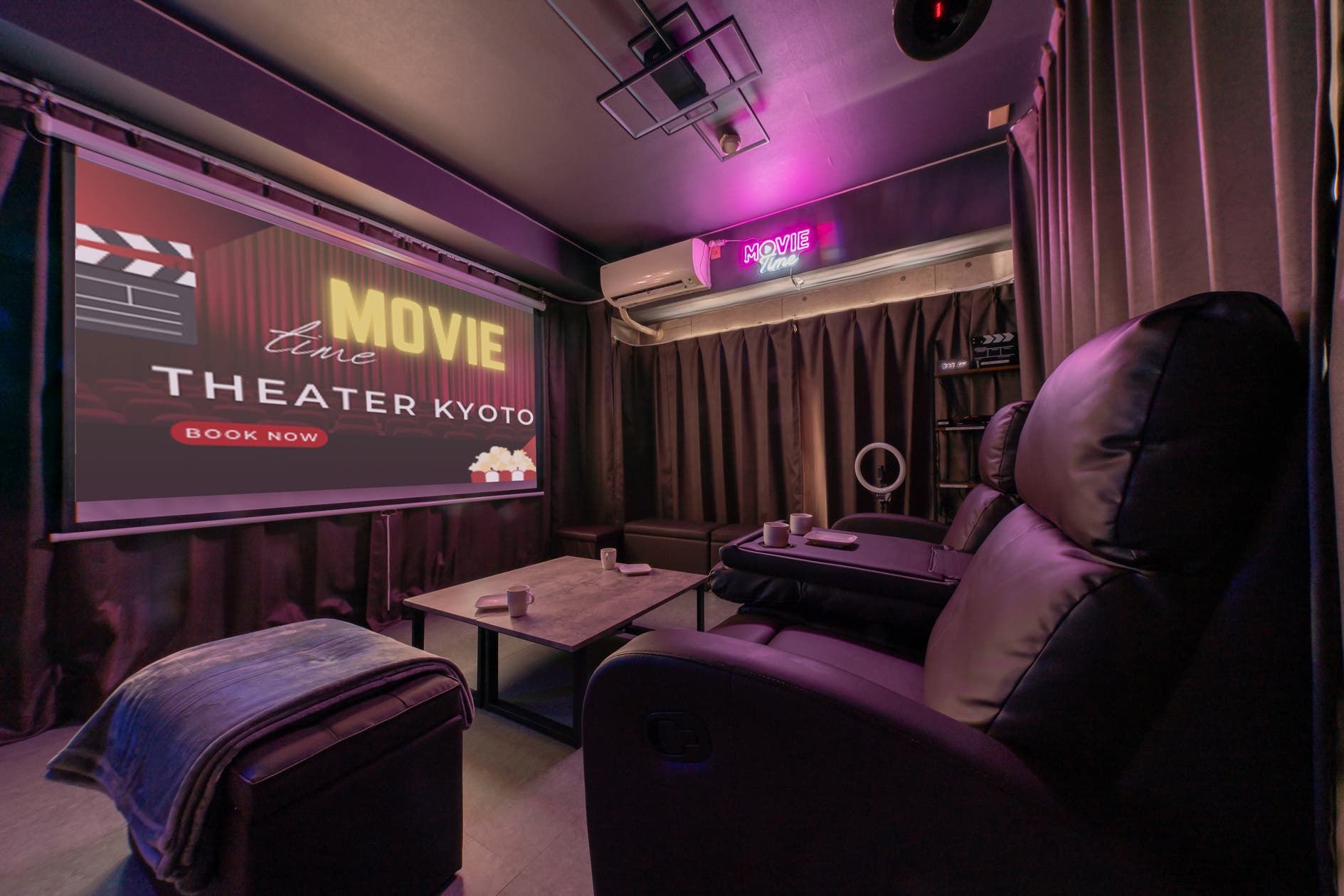 【シアタールーム天王寺】◇個室映画館◇駅近2分🚃高機能プロジェクター🎬プライベートシアター🍿ライブ映像・推し活・デートの写真26