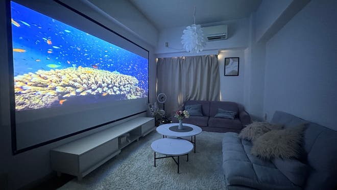 駅徒歩1分✨防犯カメラなし🎥24H✨120インチスクリーン✨デート💕推し活💕地上波✨動画鑑賞🎬ゲーム🎮ゴミ捨て場あり✨の写真21