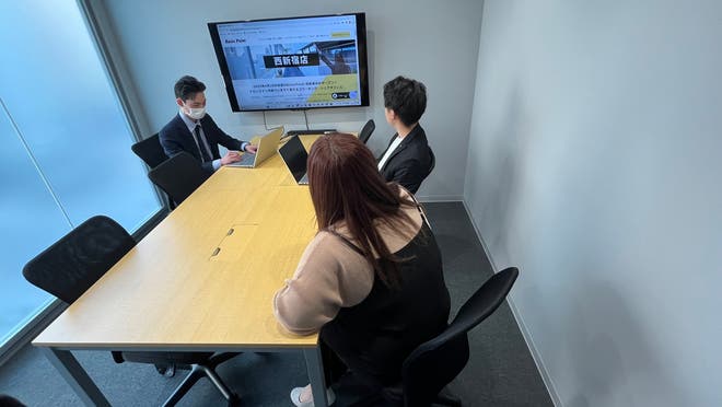 【1~6名会議室】西新宿五丁目駅徒歩4分!/モニター/Wi-Fi/充電器/テレワークやWeb会議に最適の写真2