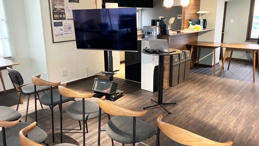 【茅場町3番出口すぐ】🌟おしゃれカフェ風空間を貸切🌟パーティー・各種イベント・撮影に最適❕大型モニター付き✨の写真7