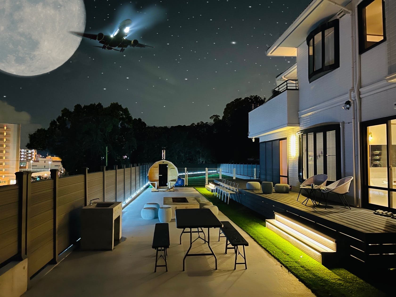 エアポートヒルズ・絶景パノラマ一棟貸切・1400㎡越の写真1