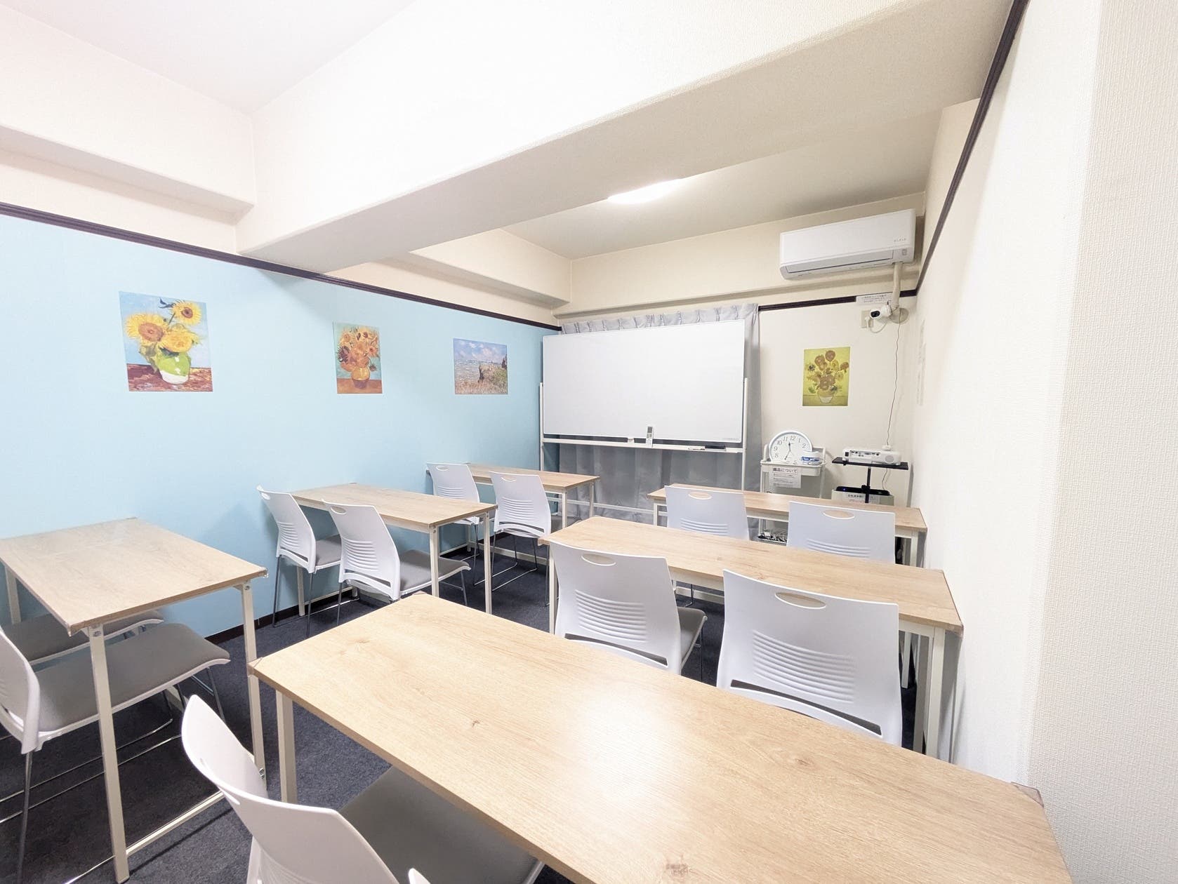 ⭐️割引期間中⭐️【天王寺駅1分にオープン！最大１２名着席可能】無料で光回線Wi-Fi、プロジェクター・ホワイトボードが使えるの写真7