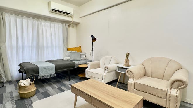 新大阪駅6分☆最大4名|無料WiFi・モニター・65型TV・ゆったりソファ|リモワ|会議|面談・面接|VOD見放題の写真4