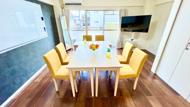 <オレンジ会議室🍊通町筋>【室内動画あり】⭐️熊本市役所隣⭐️50㌅TV⭐️全設備無料⭐️飲食可⭐️直前割の写真1