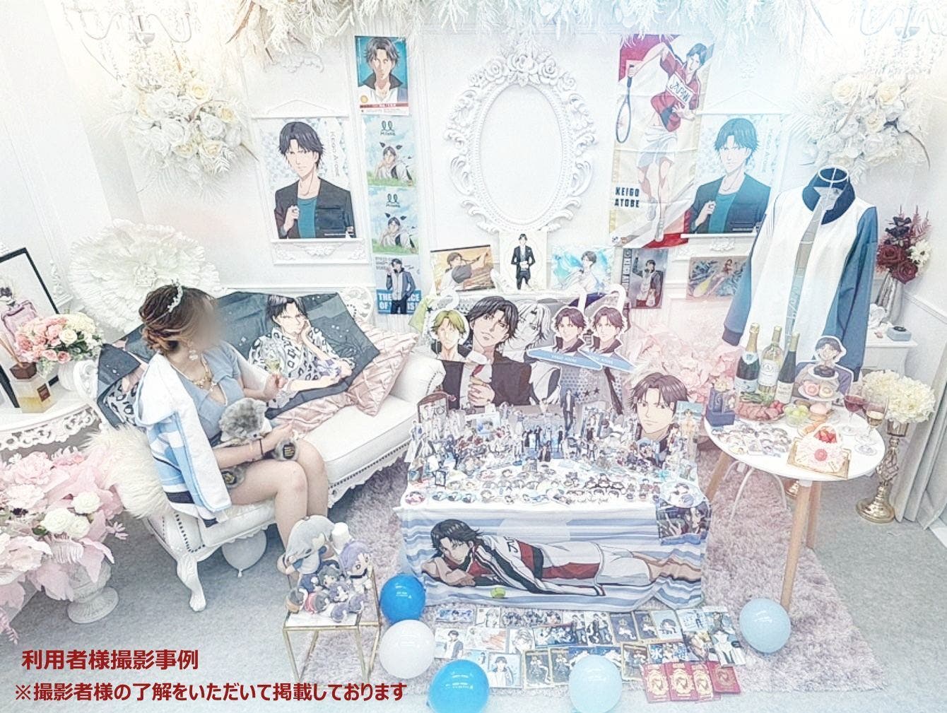 【浅草橋撮影スタジオ】王朝風姫系×オトナ可愛いピンク×エレガントの3ゾーンで撮影｜推しの生誕祭｜コスプレ｜ポートレートに最適の写真16